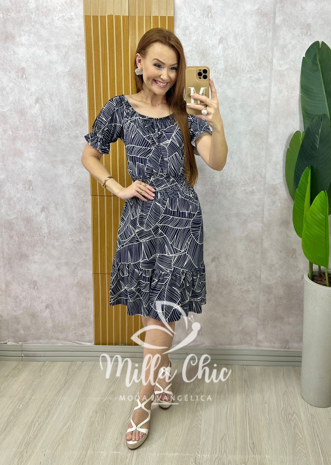 Vestido Norma - Linha Comfy - Estampado - Milla Chic