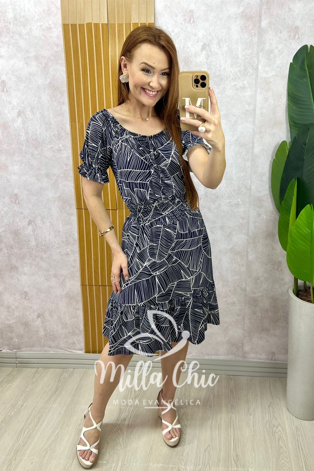 Vestido Norma - Linha Comfy - Estampado - Milla Chic